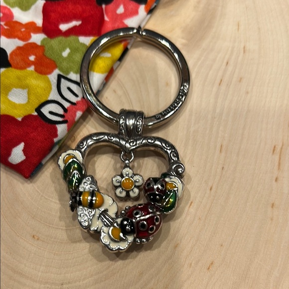 Brighton | Accessories | Brighton Bees And Ladybug Heart Key Fob | Poshmark